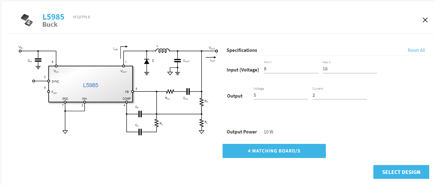Documentation | Power Tree Designer| eDesignSuite | STMicroelectronics