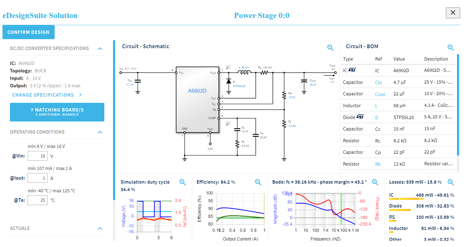 Documentation | Power Tree Designer| eDesignSuite | STMicroelectronics
