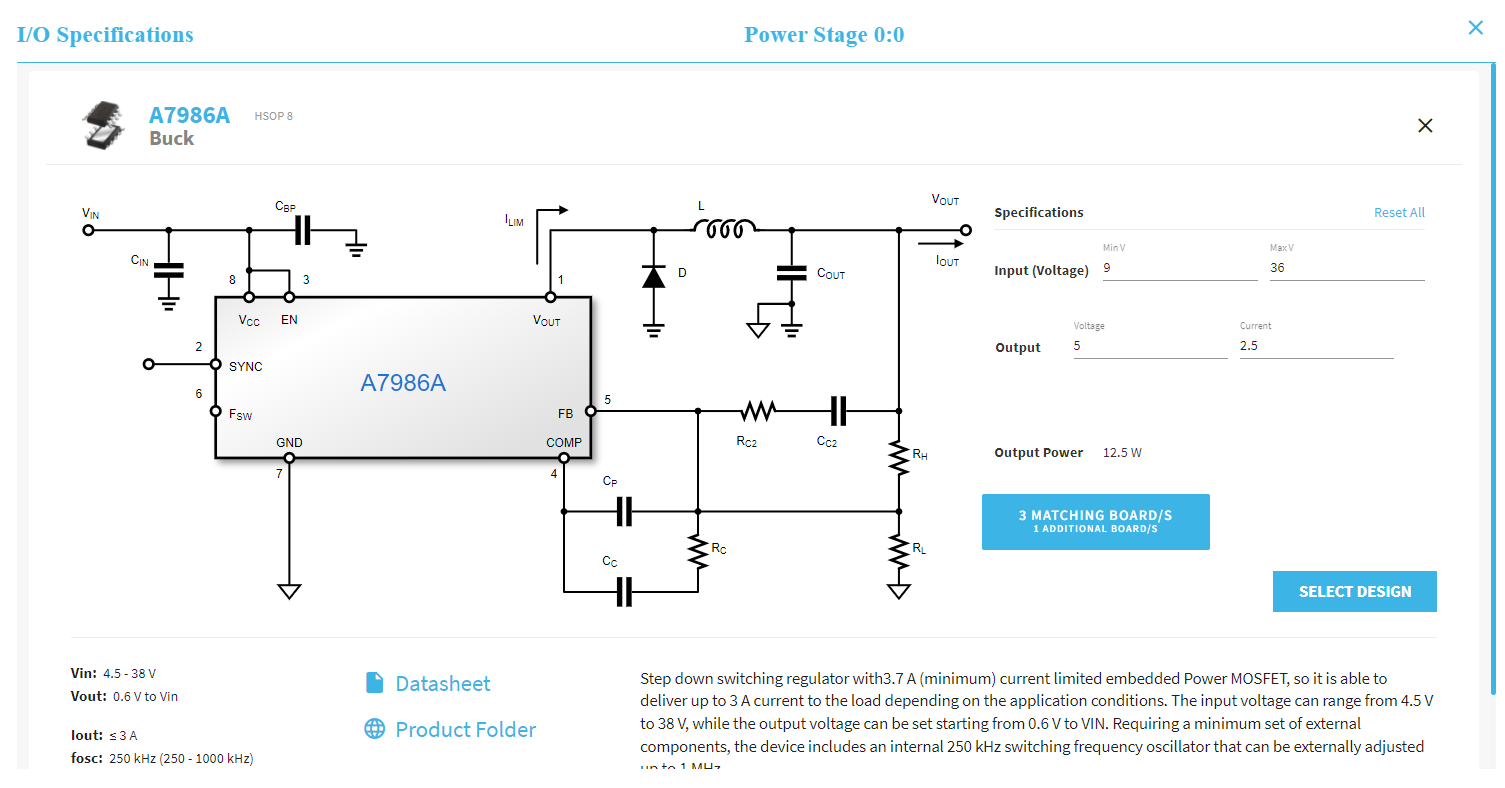 Documentation | Power Tree Designer| eDesignSuite | STMicroelectronics