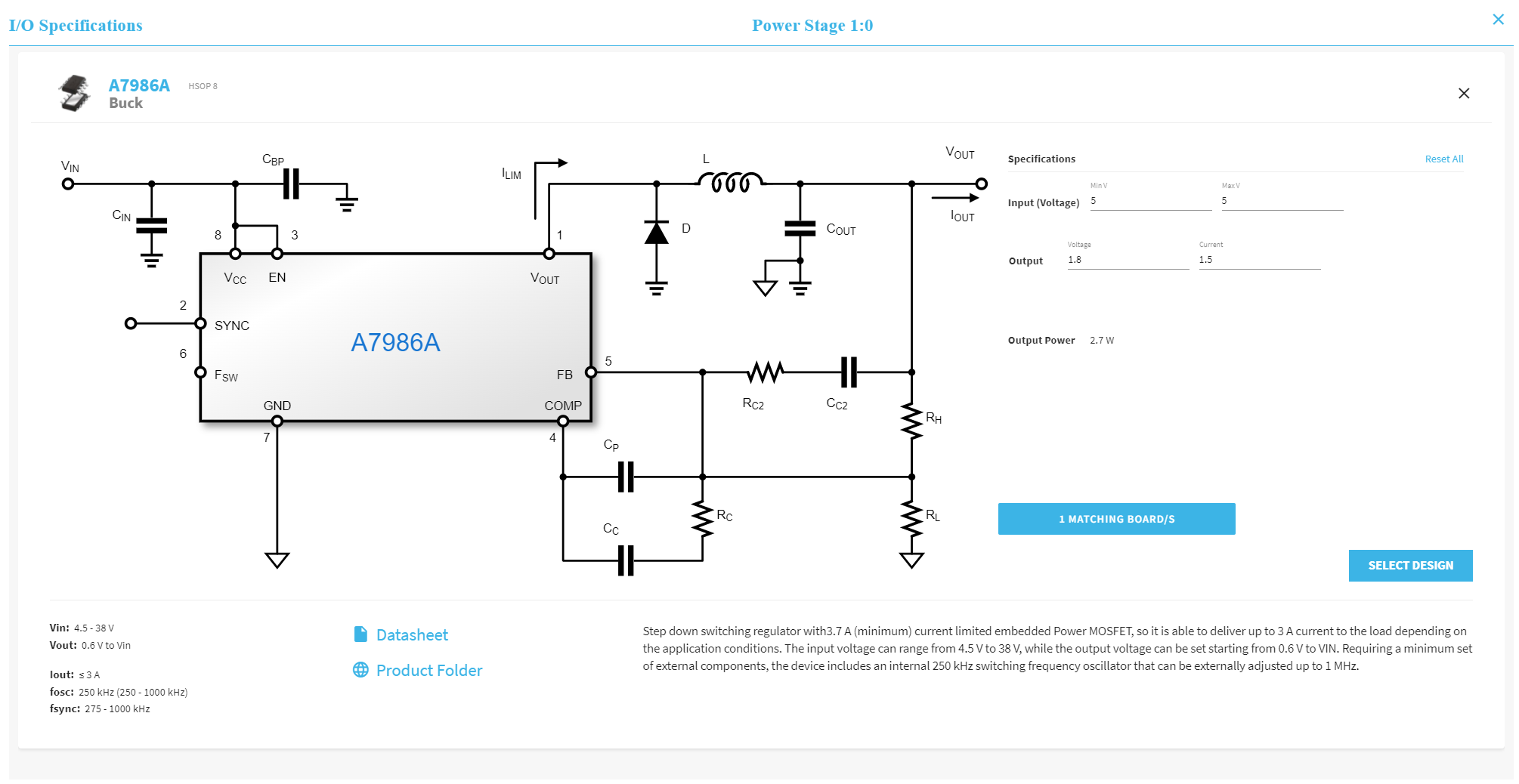 Documentation | Power Tree Designer| eDesignSuite | STMicroelectronics