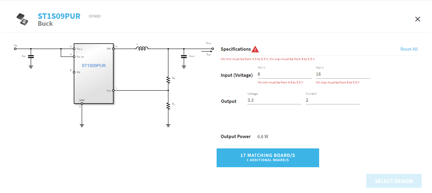 Documentation | Power Tree Designer| eDesignSuite | STMicroelectronics