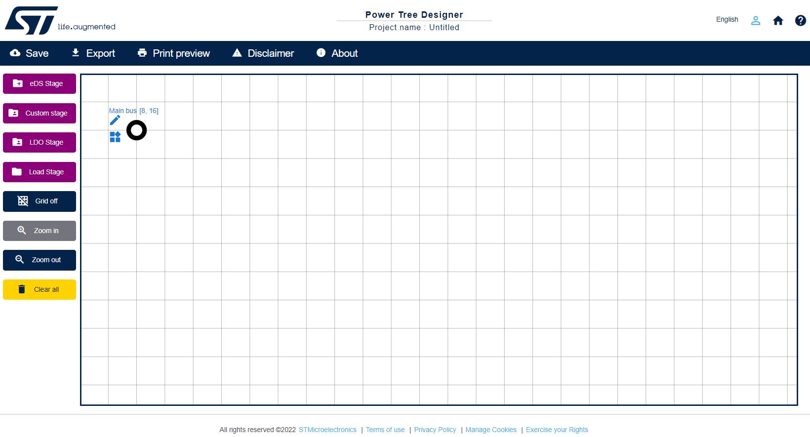 Documentation | Power Tree Designer| eDesignSuite | STMicroelectronics