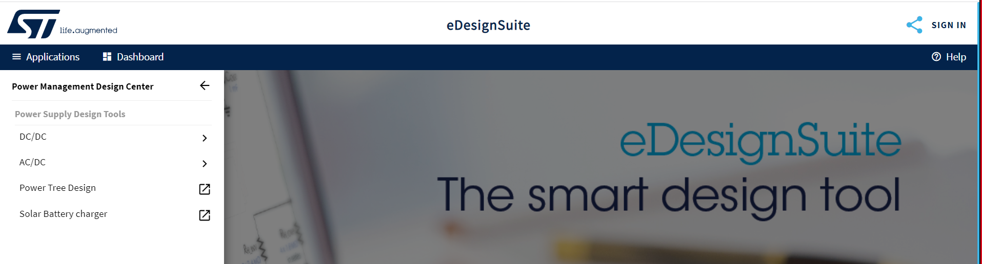 Documentation | Power Tree Designer| eDesignSuite | STMicroelectronics